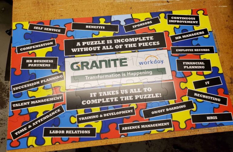 Giant Custom Event Puzzles